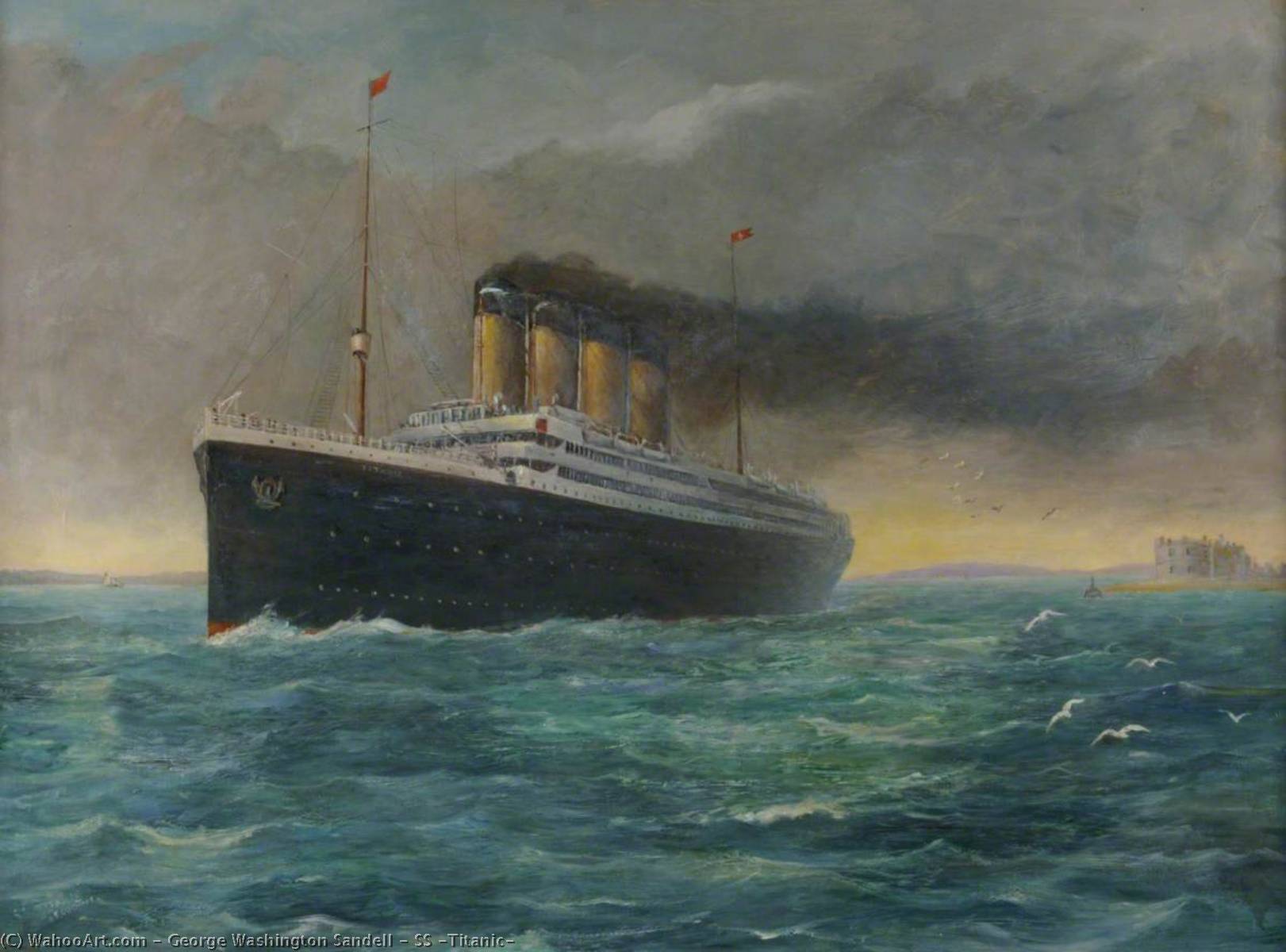 Titanic SS de George Washington Sandell George Washington Sandell ...