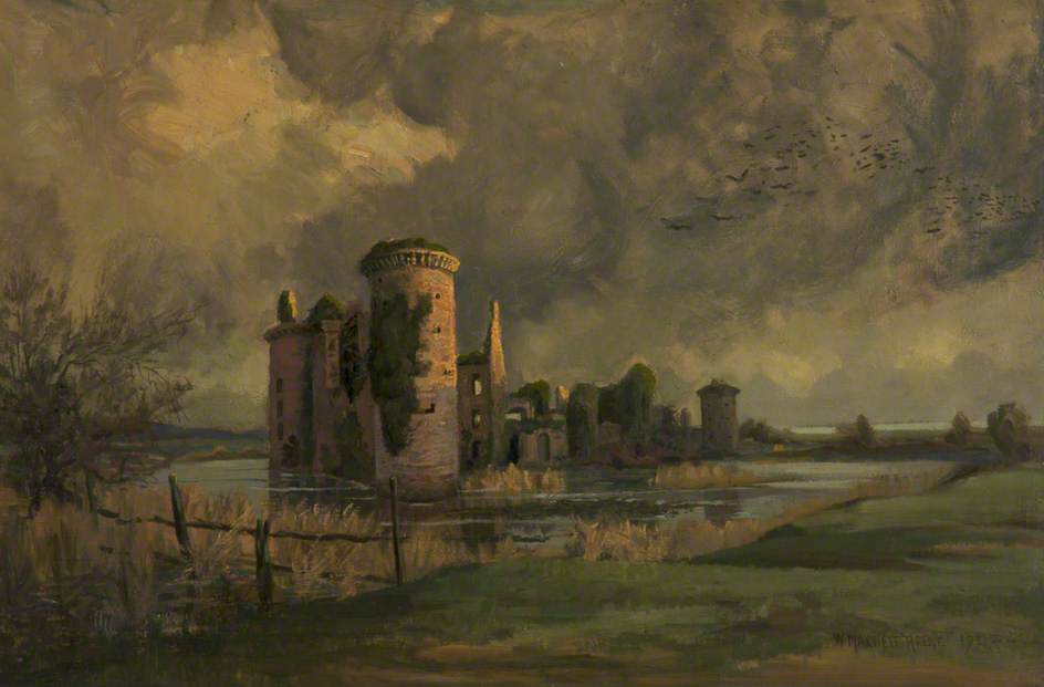 Caerlaverock Castle, 1921 by William Maxwell Reekie William Maxwell ...