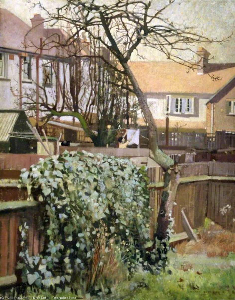 December Sunshine, 1925 by Harry Bush Harry Bush | WahooArt.com