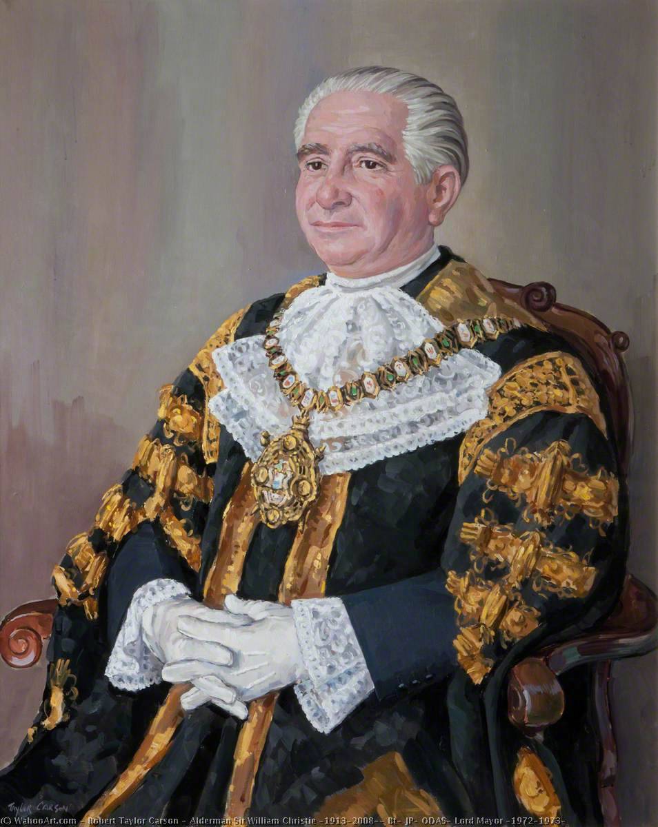 Alderman Sir William Christie (1913–2008), Bt, JP, ODAS, Lord Mayor ...
