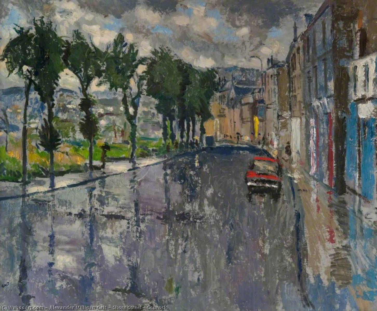 Reproduções De Arte Shore Street, Gourock, 1993 por Alexander Milligan ...