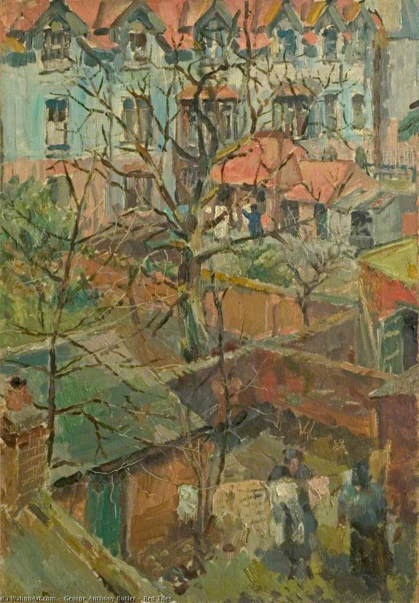 Red Tiles, 1951 by George Anthony Butler George Anthony Butler ...