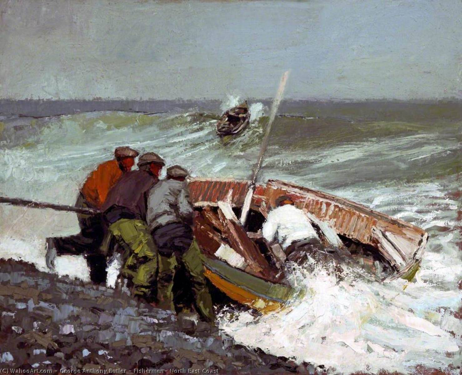 Fishermen, North East Coast de George Anthony Butler George Anthony ...