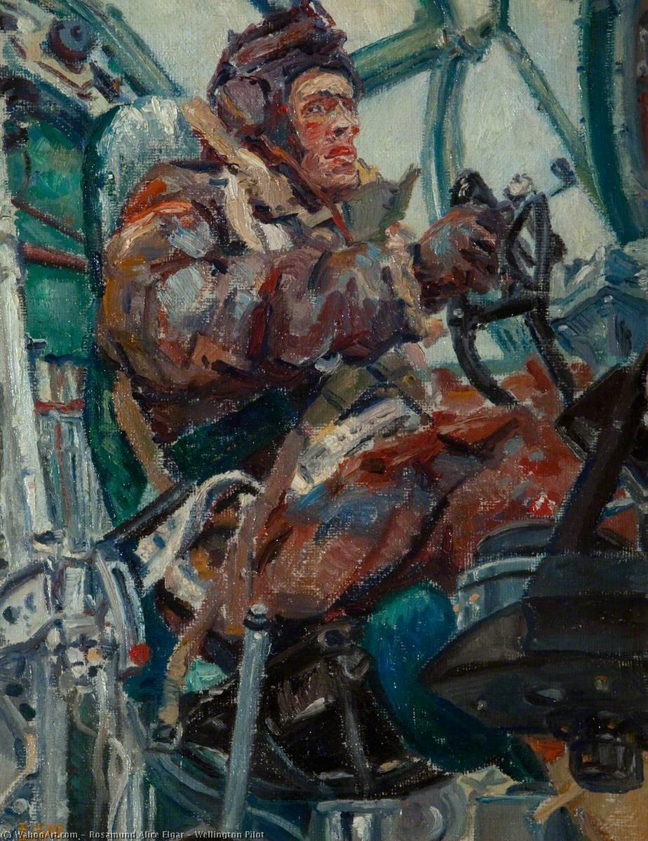 Wellington Pilot, 1941 di Rosamund Alice Elgar Rosamund Alice Elgar ...