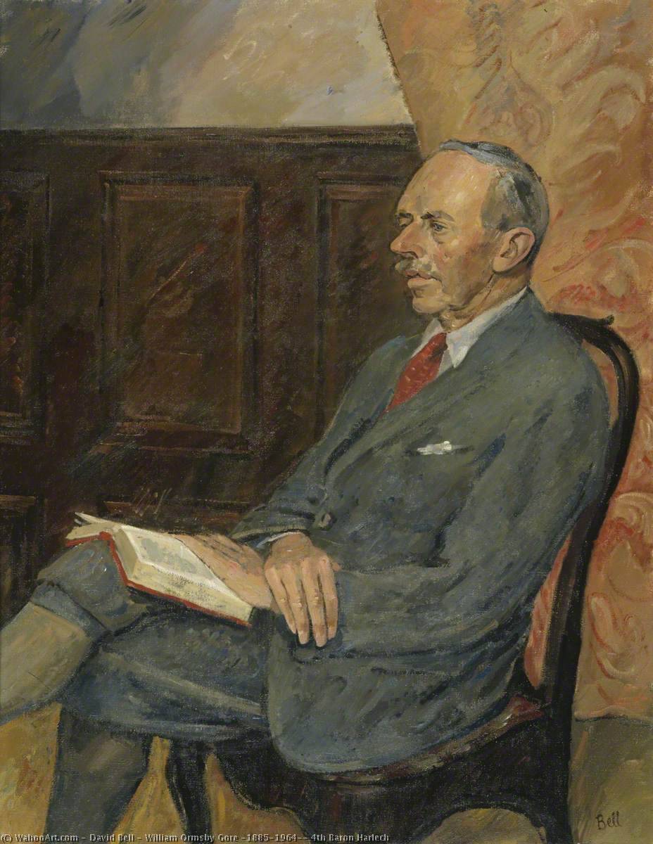 William Ormsby Gore (1885–1964), 4th Baron Harlech, 1950 by David Bell ...