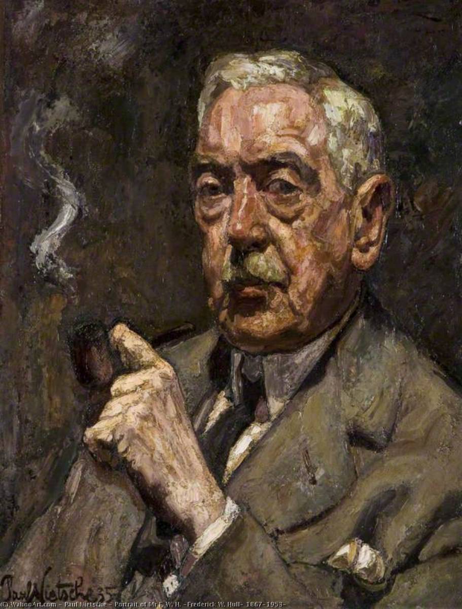 Portrait of Mr F. W. H. (Frederick W. Hull, 1867–1953), 1935 by Paul ...