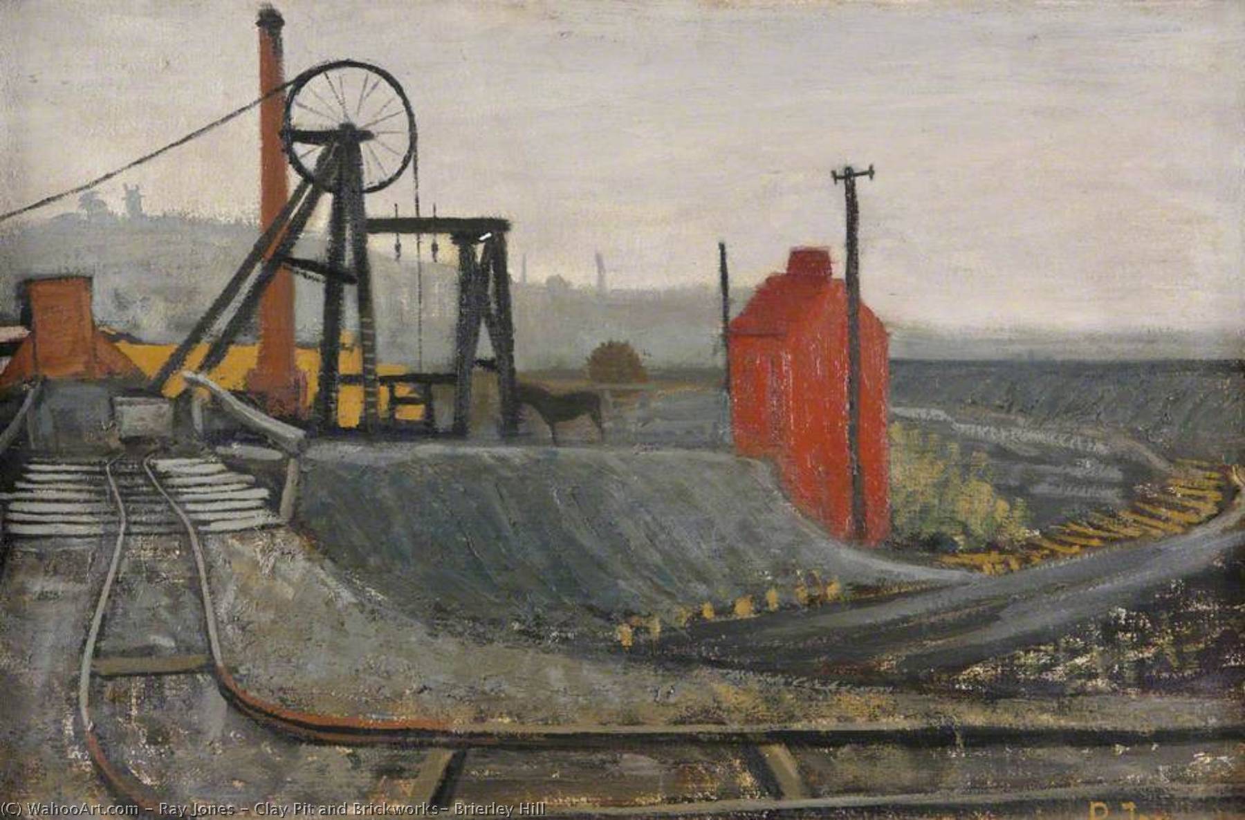 Clay Pit and Brickworks, Brierley Hill by Ray Jones Ray Jones ...