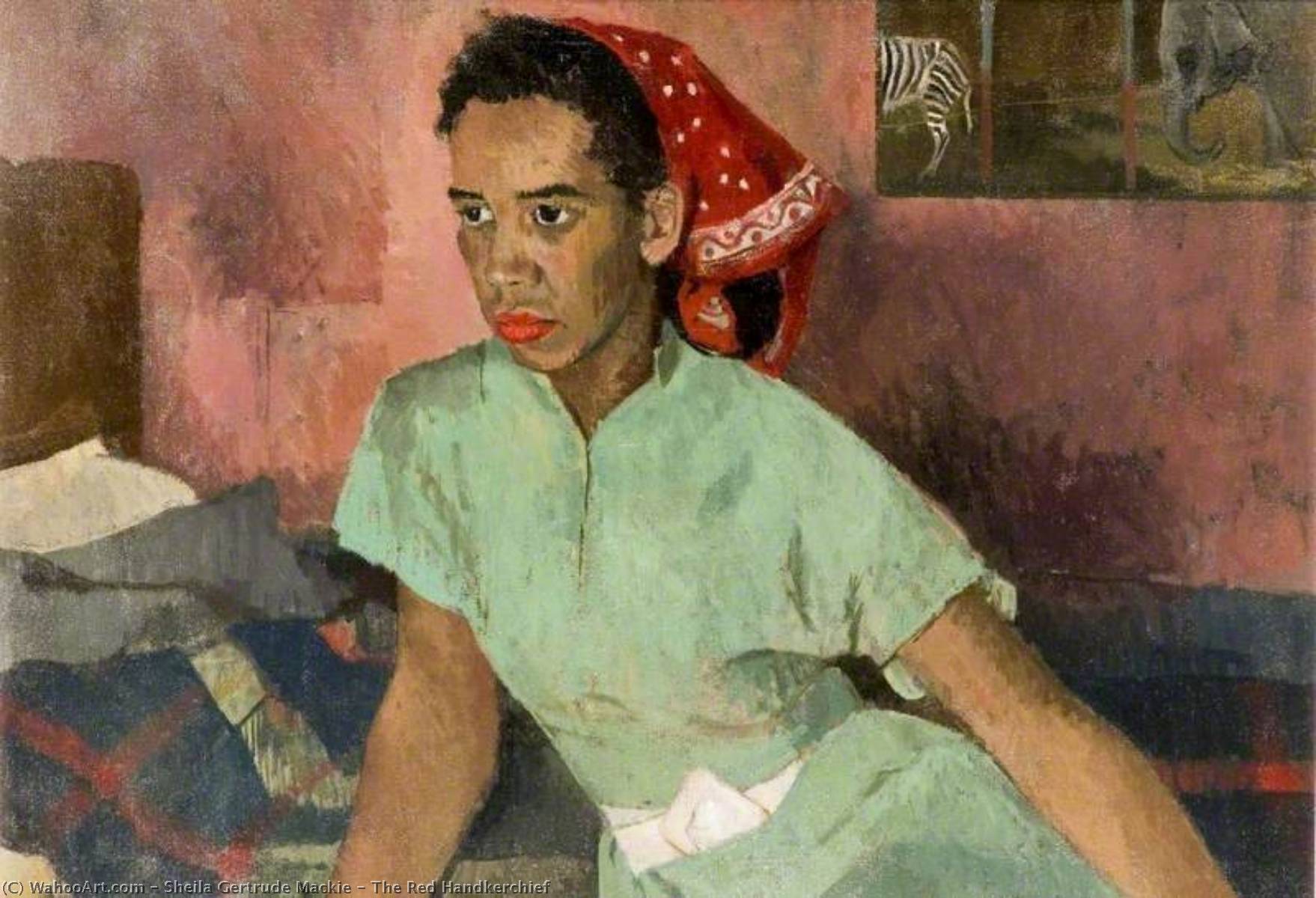Le mouchoir rouge, 1952 de Sheila Gertrude Mackie Sheila Gertrude ...
