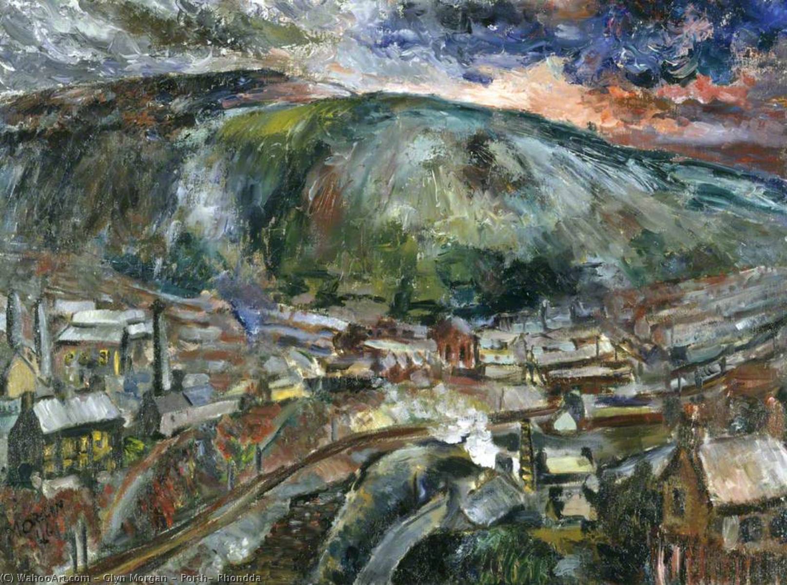 Porth, Rhondda, 1946 de Glyn Morgan Glyn Morgan | WahooArt.com
