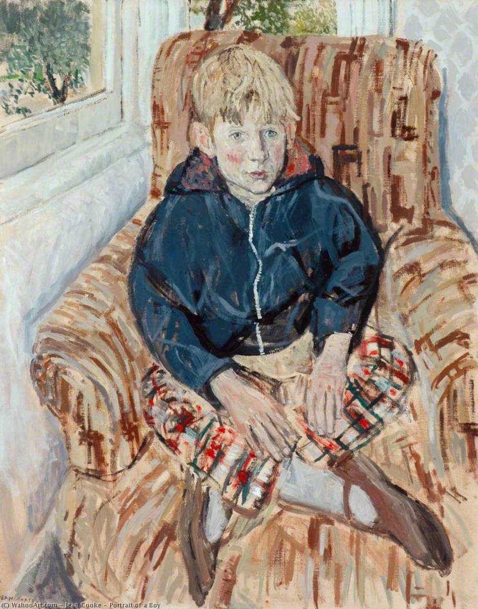 Portrait of a Boy by Jean Cooke Jean Cooke | WahooArt.com