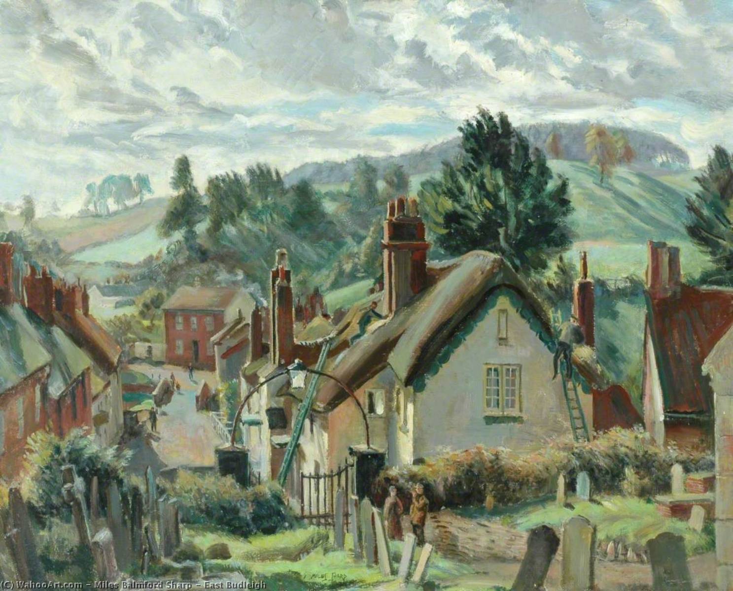 East Budleigh, 1948 by Miles Balmford Sharp Miles Balmford Sharp | WahooArt.com