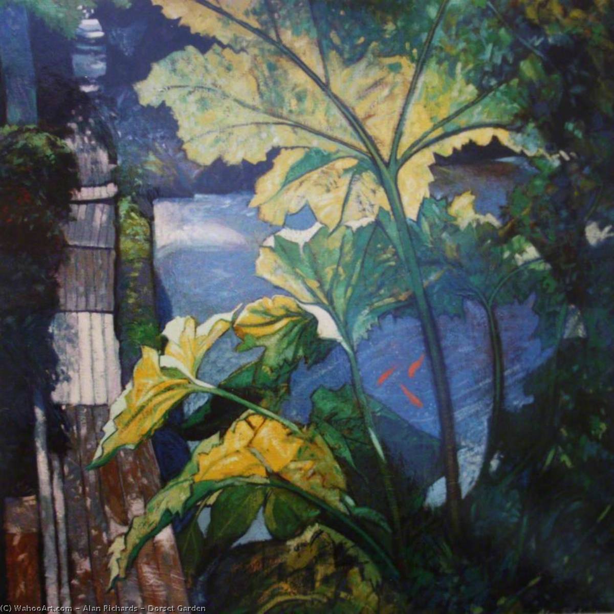 Dorset Garden, 1991 de Alan Richards Alan Richards | WahooArt.com