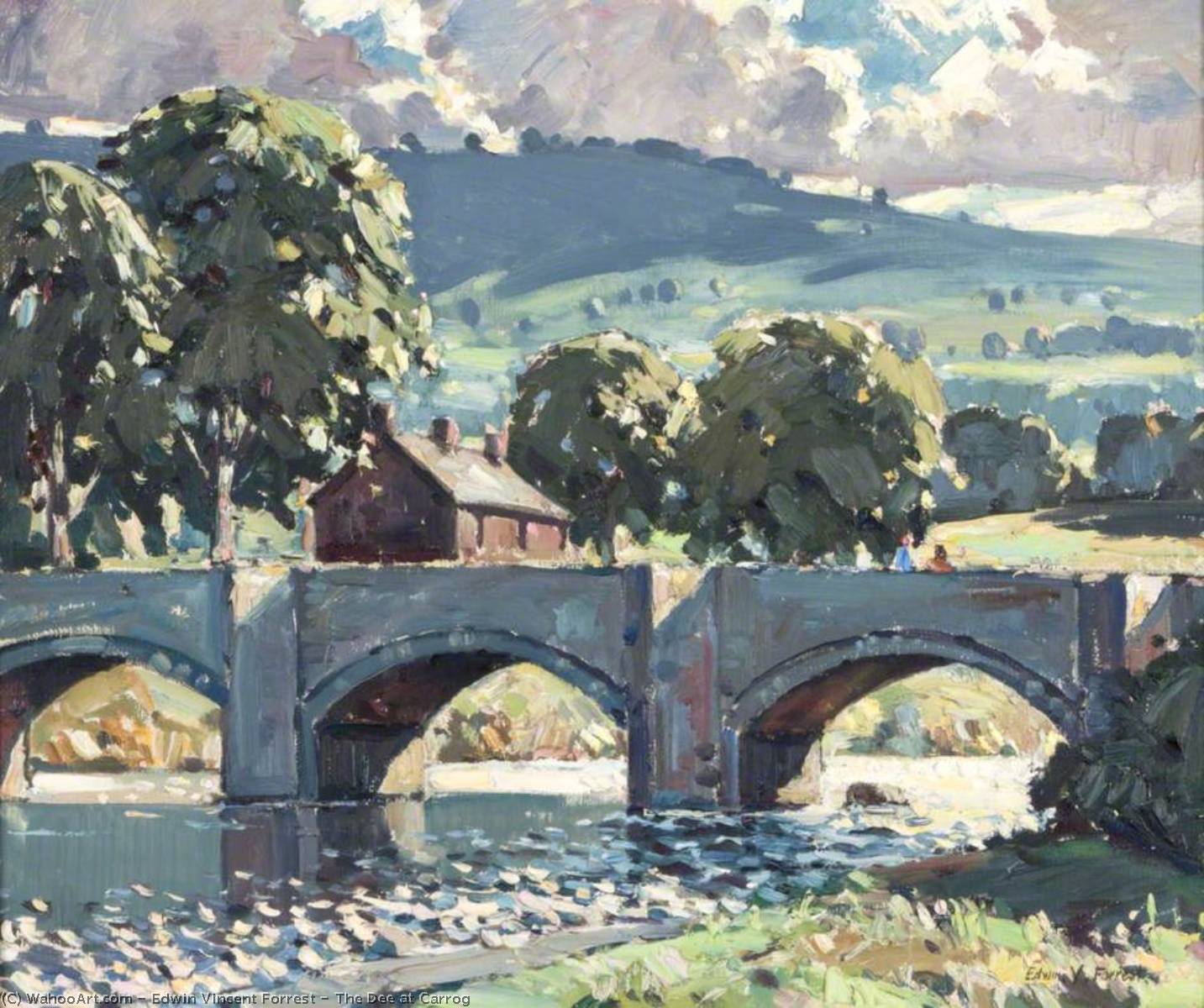 The Dee at Carrog by Edwin Vincent Forrest Edwin Vincent Forrest ...