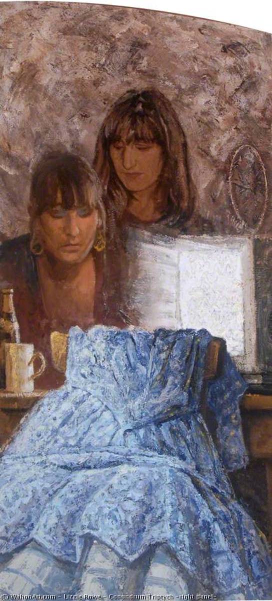 Conundrum Triptych (right panel), 1991 by Lizzie Rowe Lizzie Rowe ...