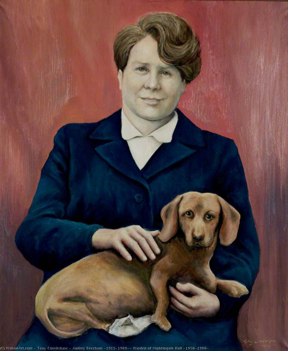 Audrey Beecham (1915–1989), Warden of Nightingale Hall (1950–1980), 1990 by Tony Cowlishaw Tony ...