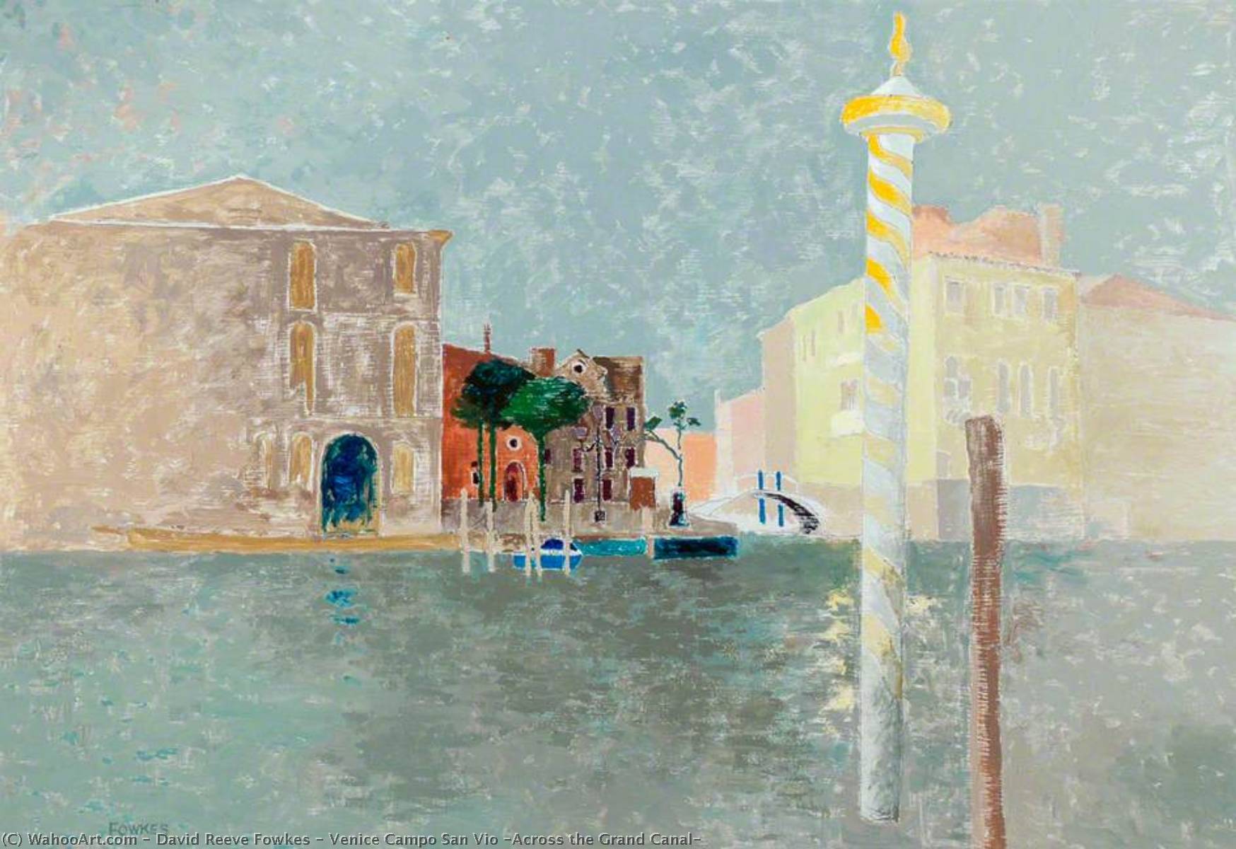 威尼斯·坎波·圣维奥(跨大运河), 2002 通过 David Reeve Fowkes David Reeve Fowkes ...