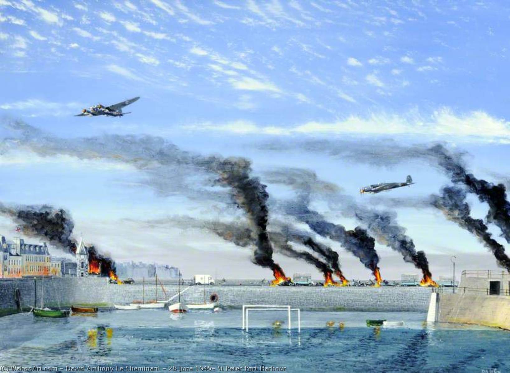 28 juin 1940, Port St Peter, 1996 de David Anthony Le Cheminant David ...