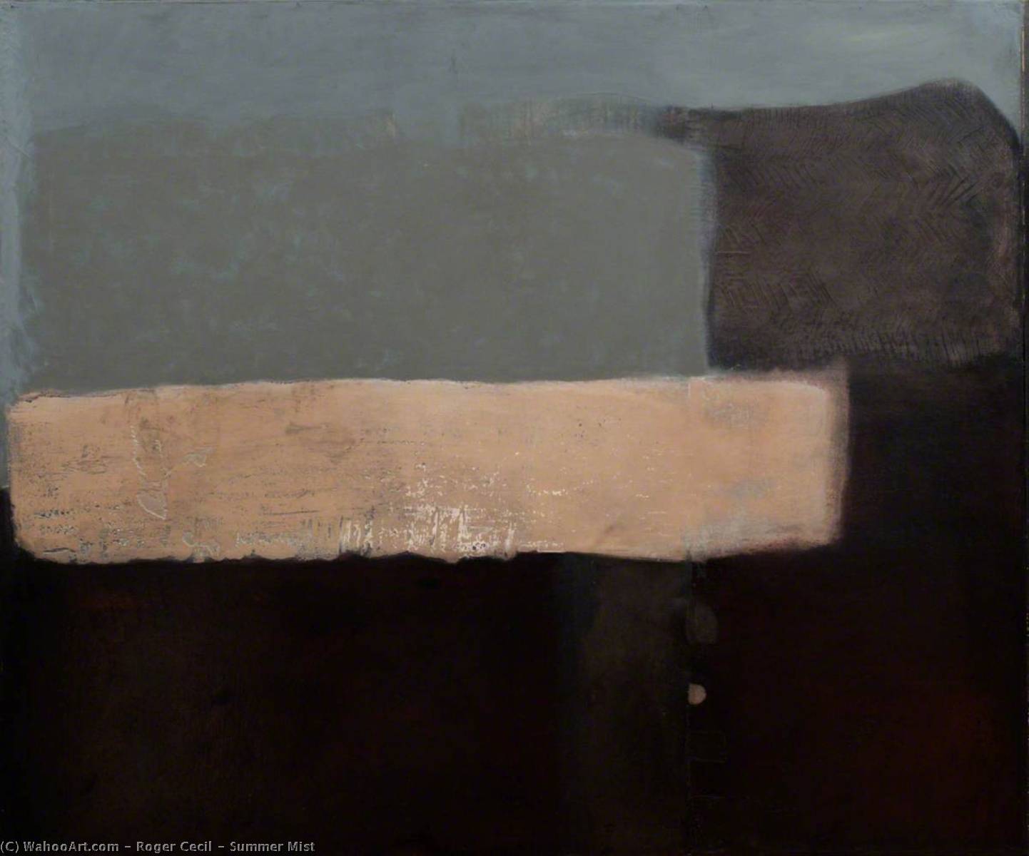 Summer Mist, 2001 de Roger Cecil (1942-2015) Roger Cecil | WahooArt.com