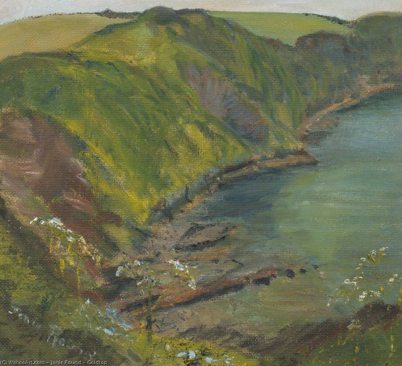 Goldtop by Janie Round Janie Round | WahooArt.com