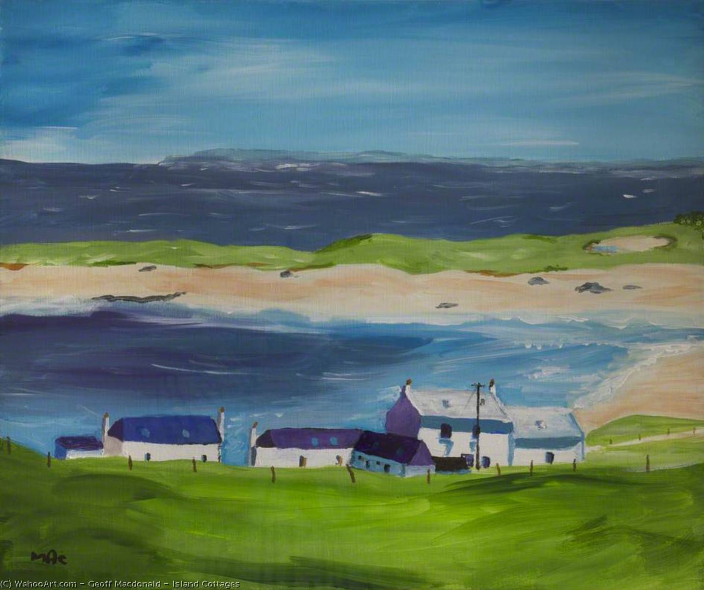Island Cottages de Geoff Macdonald Geoff Macdonald | WahooArt.com