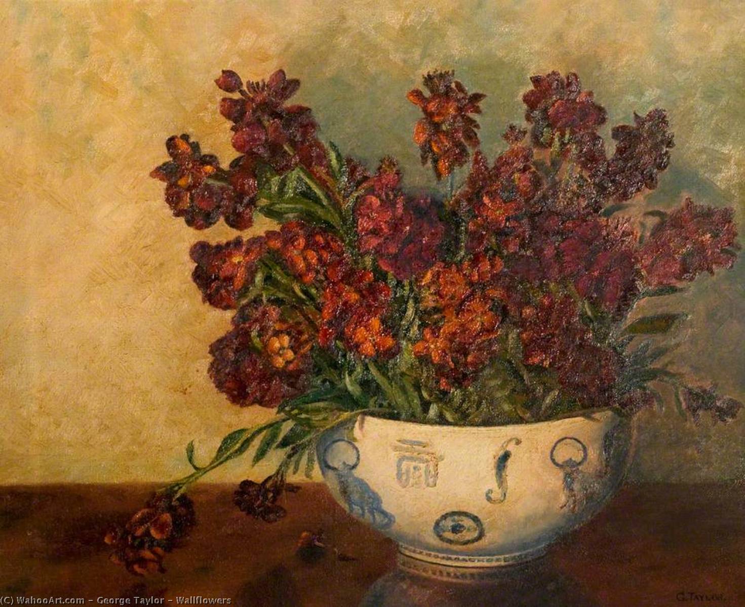 Acheter Reproductions D'art De Musée Wallflowers de George Taylor ...