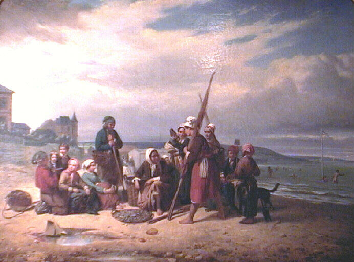 Reproductions De Qualité Musée Trouville, les bains de mer de Duval Le ...