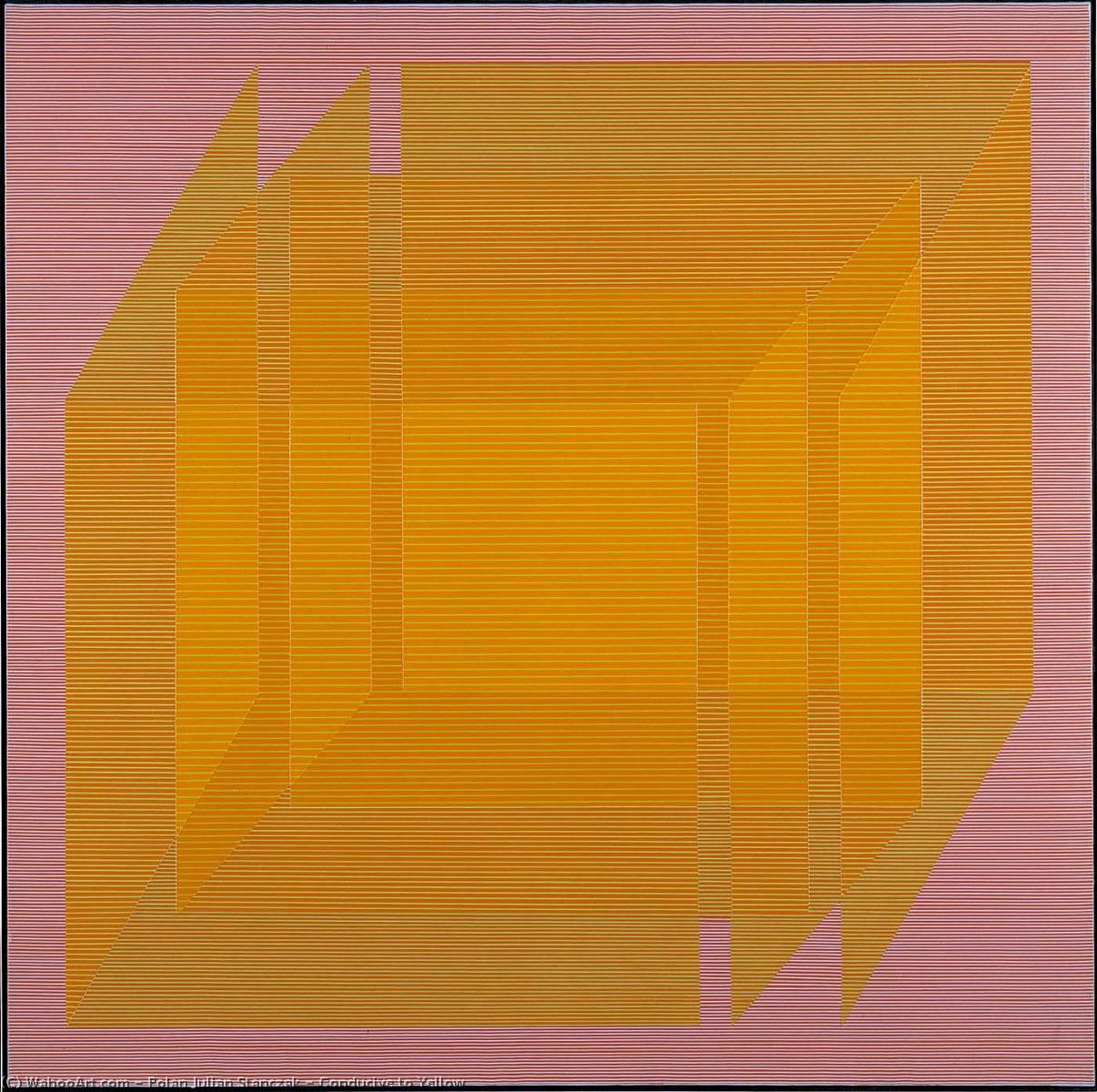 Conducive to Yellow, 1967 by Polan Julian Stanczak Polan Julian ...