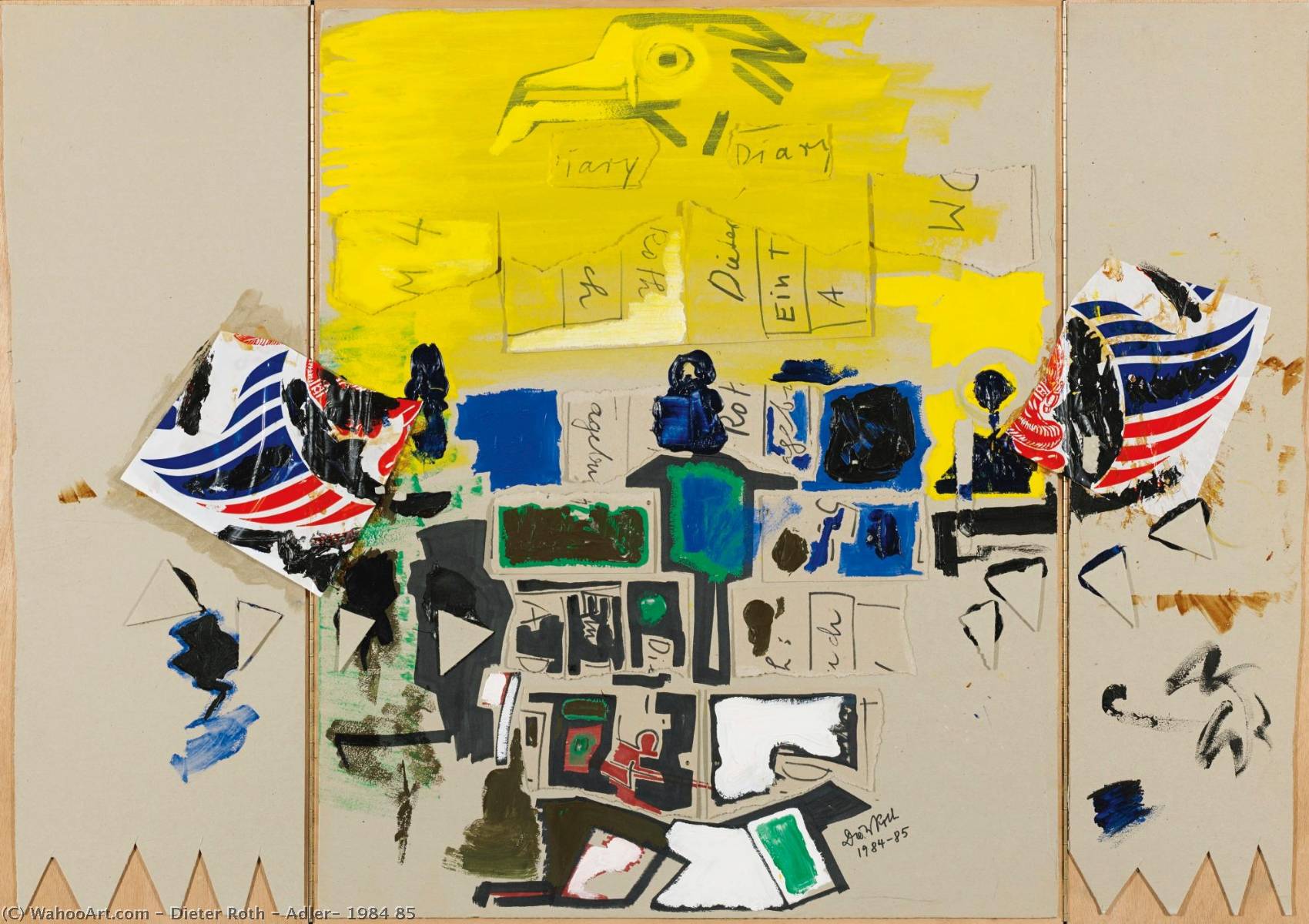 Pedir Reproducciones De Arte Adler, 1984 85 de Dieter Roth (Inspirado ...
