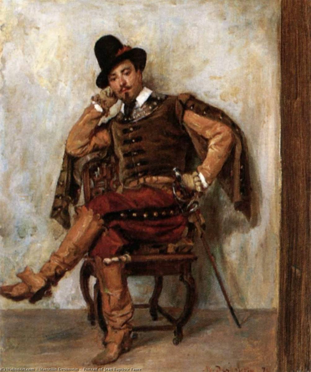 Museum Art Reproductions Portrait of Jean Baptiste Faure, 1874 by ...