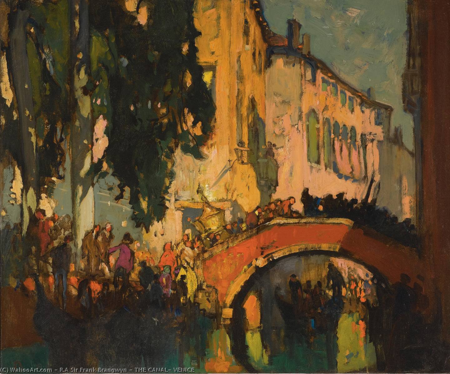 Le CANAL de Frank William Brangwyn Frank William Brangwyn | WahooArt.com
