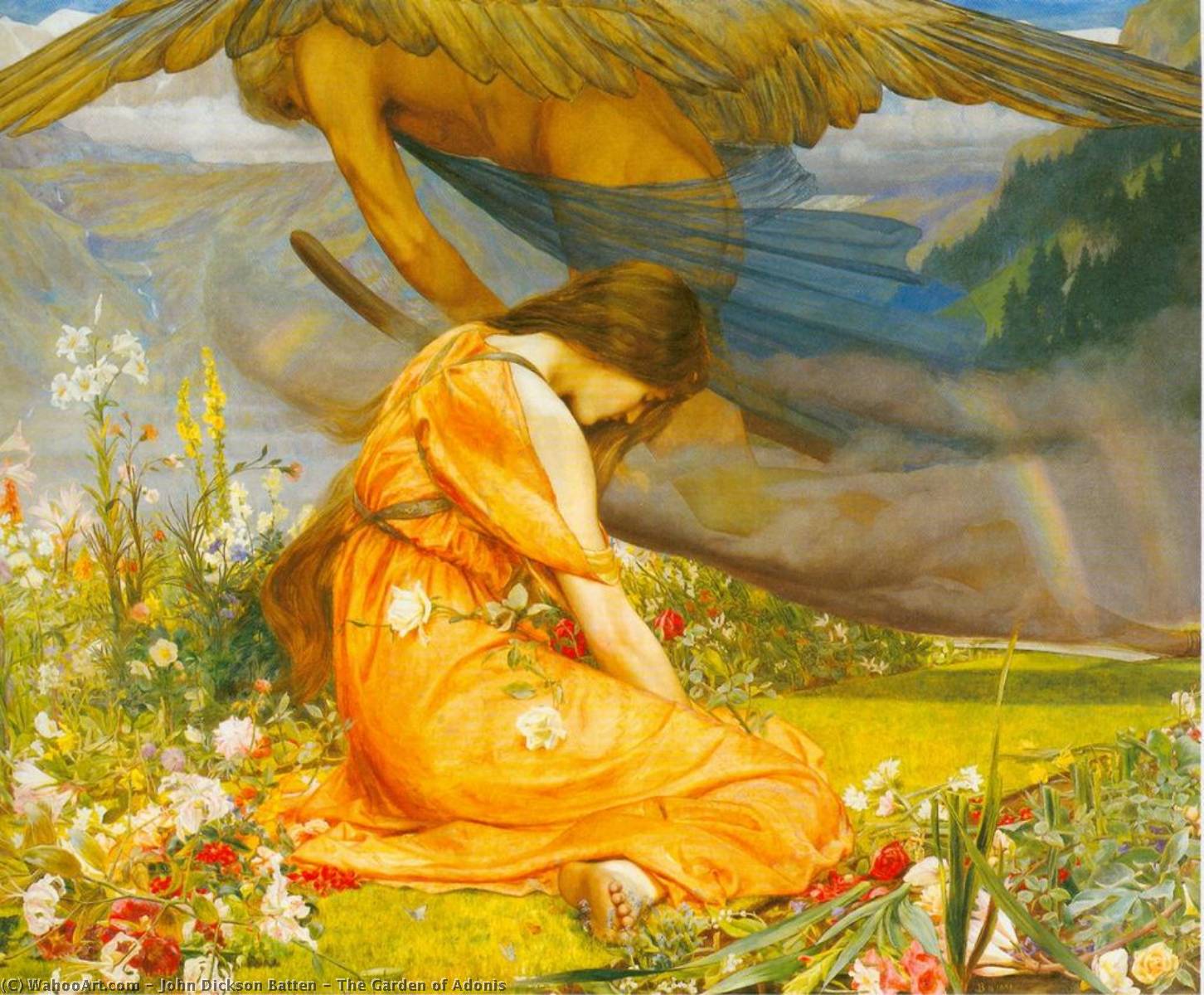 Art Reproductions The Garden of Adonis, 1887 by John Dickson Batten ...