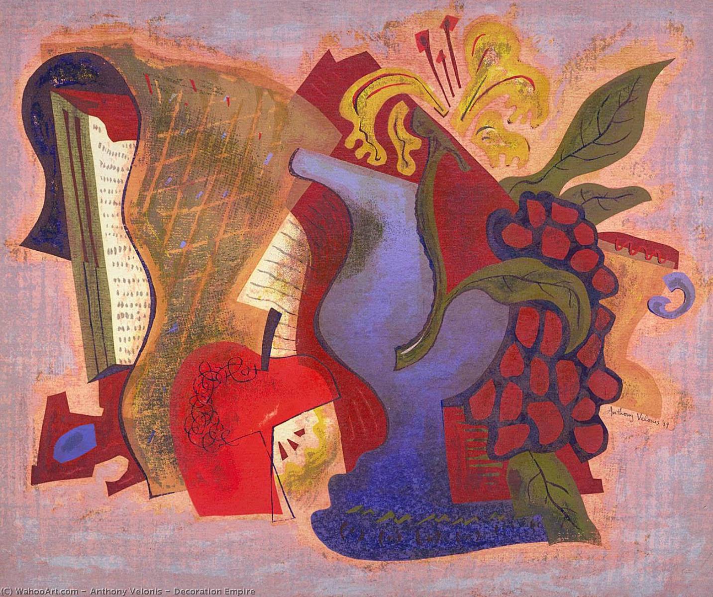 Oil Painting Replica Decoration Empire, 1939 by Anthony Velonis ...