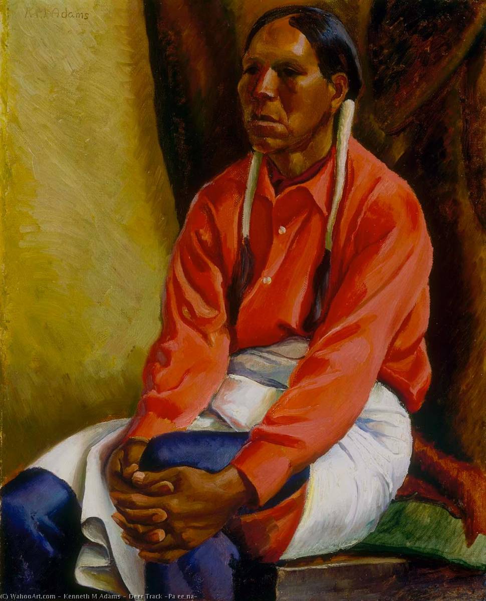 Grabados De Calidad Del Museo Pista de venado (Pa ee na), 1924 de ...