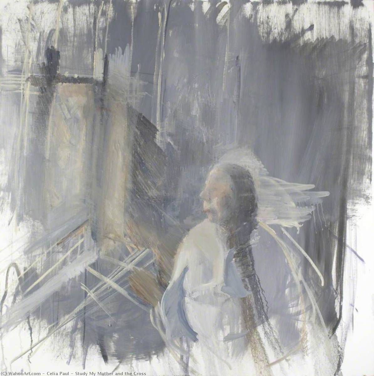 Study My Mother and the Cross, 2001 by Celia Paul Celia Paul | WahooArt.com