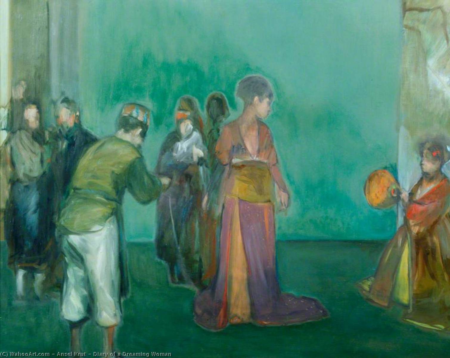 Diary of a Dreaming Woman, 1992 by Ansel Krut Ansel Krut | WahooArt.com