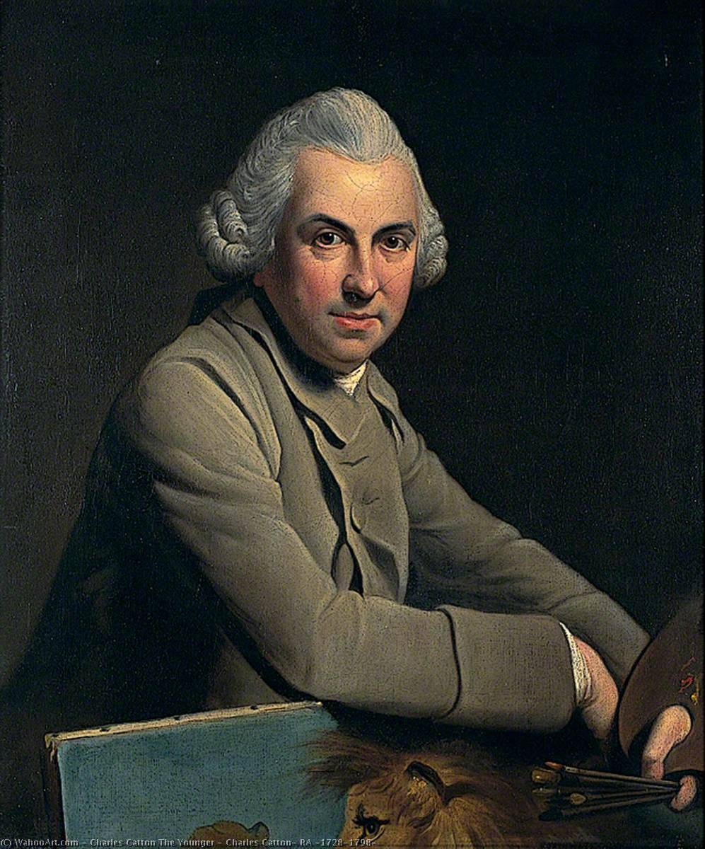 Reproductions D'art Charles Catton, RA (1728-1798), 1773 de Charles ...