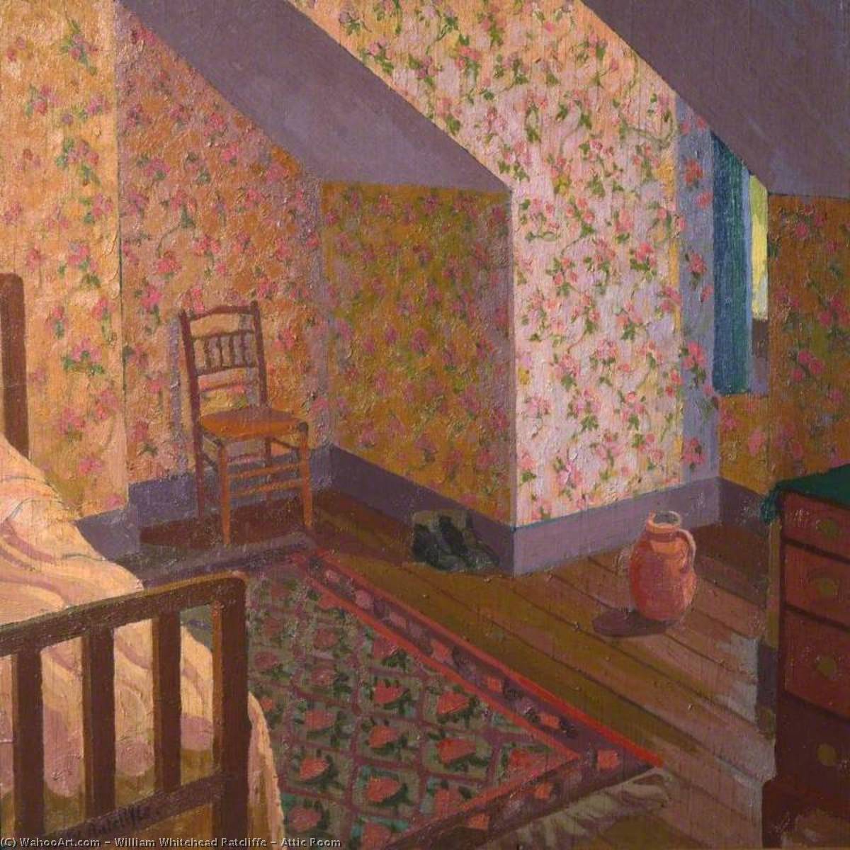Buy Museum Art Reproductions Attic Room, 1918 by William Whitehead ...