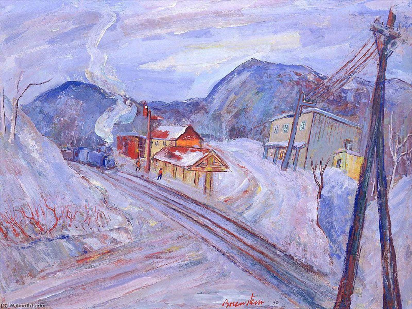 Achat Réplique De Peinture Gare ferroviaire, 1942 de Sam Borenstein ...
