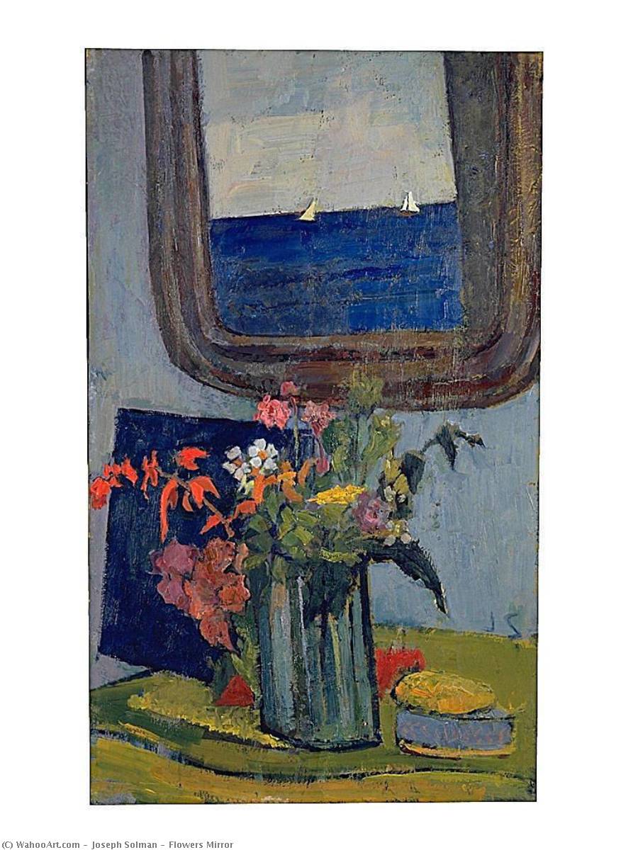 Espejo de flores, 1954 de Joseph Solman (1909-2008) Joseph Solman ...