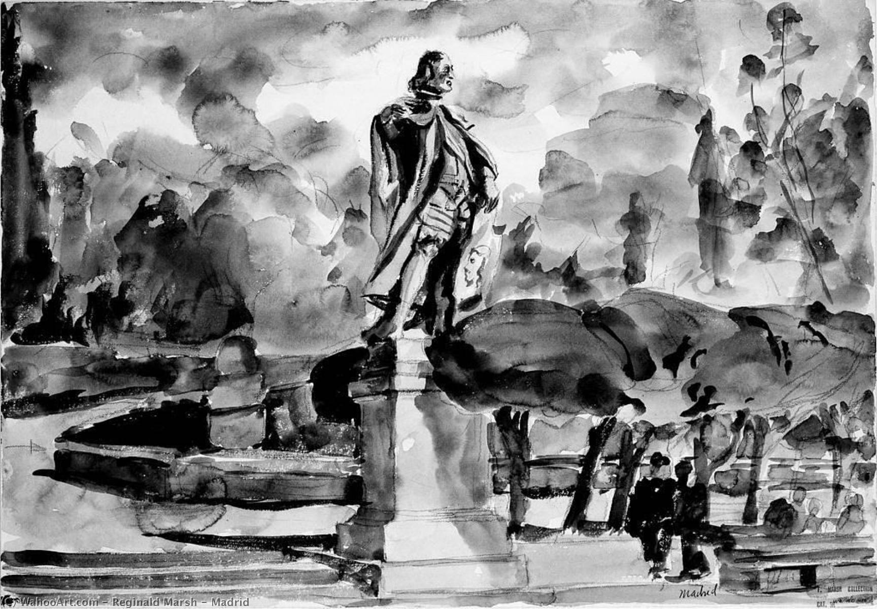 Reproduções De Pinturas Madrid por Reginald Marsh (Inspirado por) (1898 ...