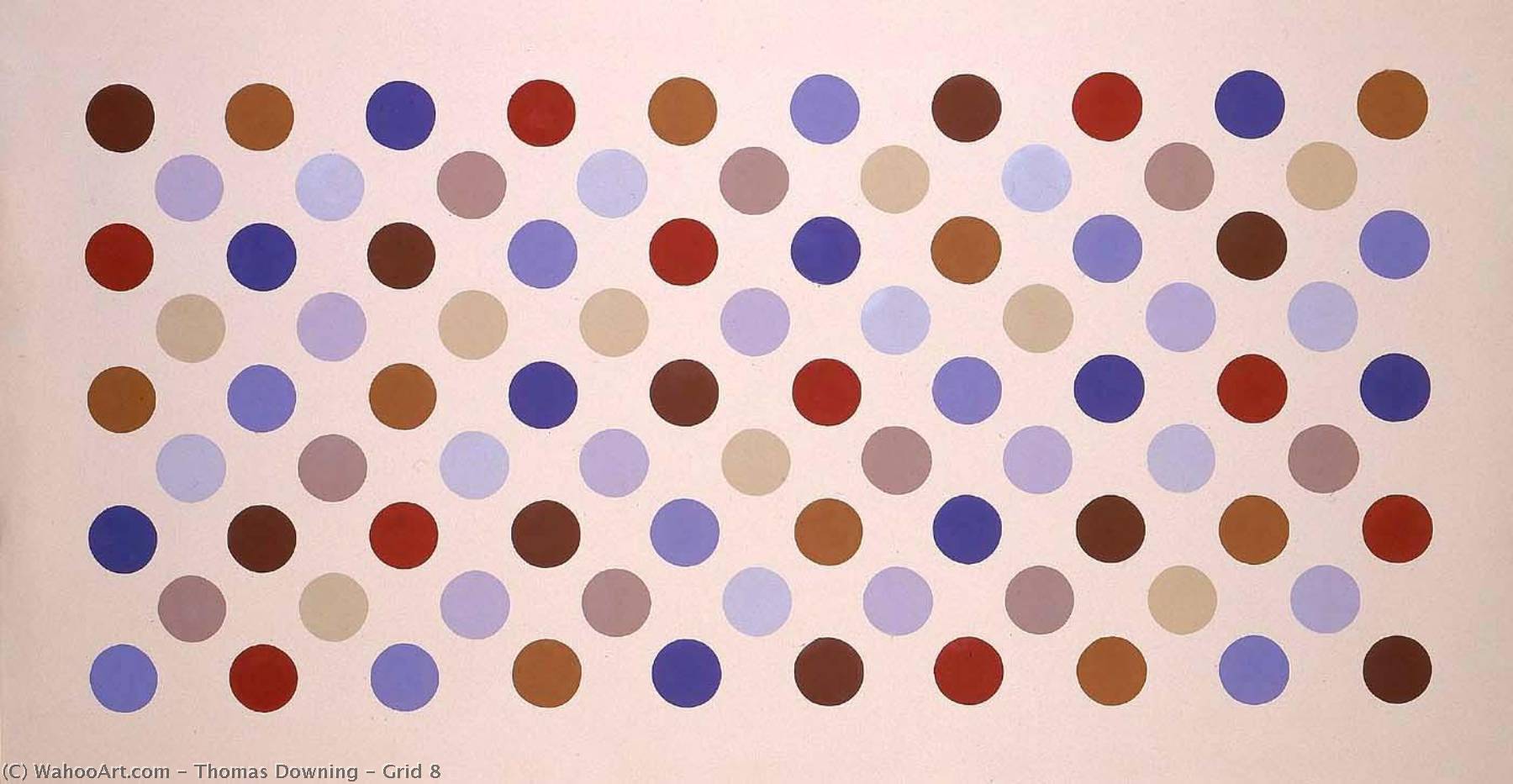 Grille 8, 1969 de Thomas Downing Thomas Downing | WahooArt.com