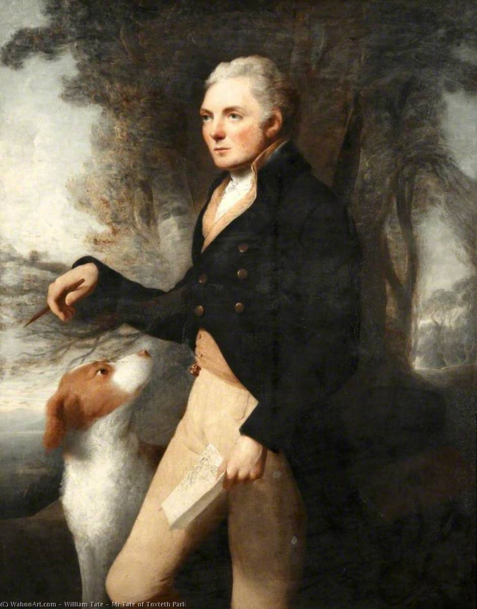 Mr Tate of Toxteth Park, 1800 by William Tate William Tate | WahooArt.com