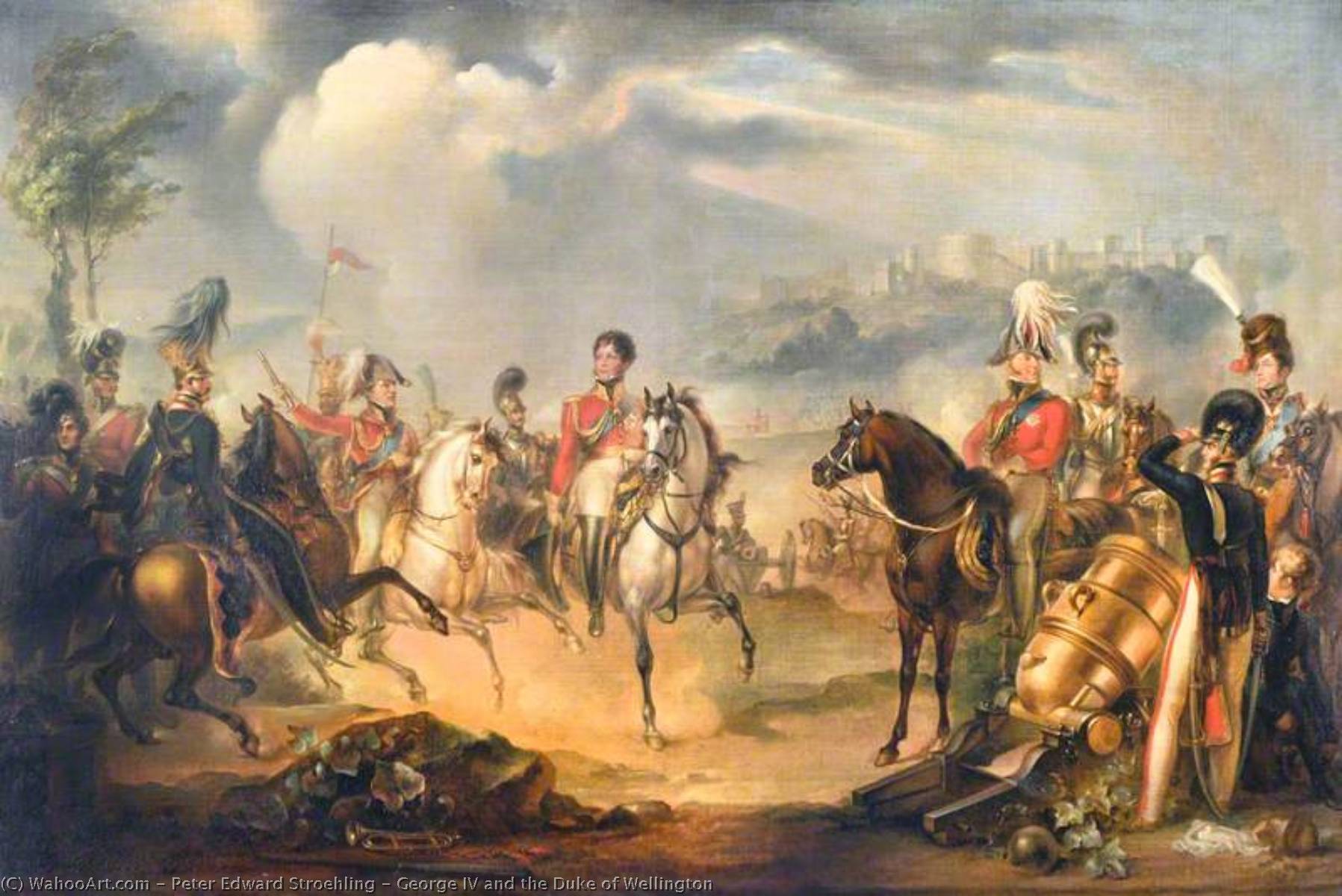 Purchase Oil Painting Replica George IV and the Duke of Wellington by ...