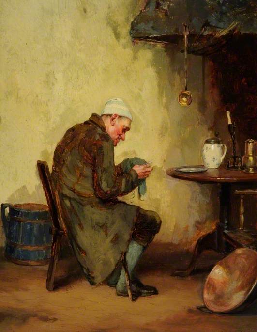 Get Art Reproductions A Stitch in Time Saves Nine, 1880 by Howard ...