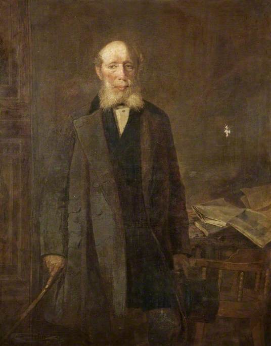 Artwork Replica W. H. Gwinnett, 1881 by Edwin Williams (1822-1881 ...