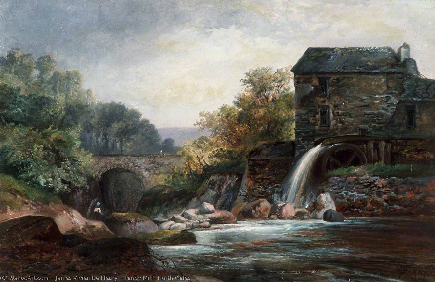 Buy Museum Art Reproductions Pandy Mill, North Wales, 1892 by James ...