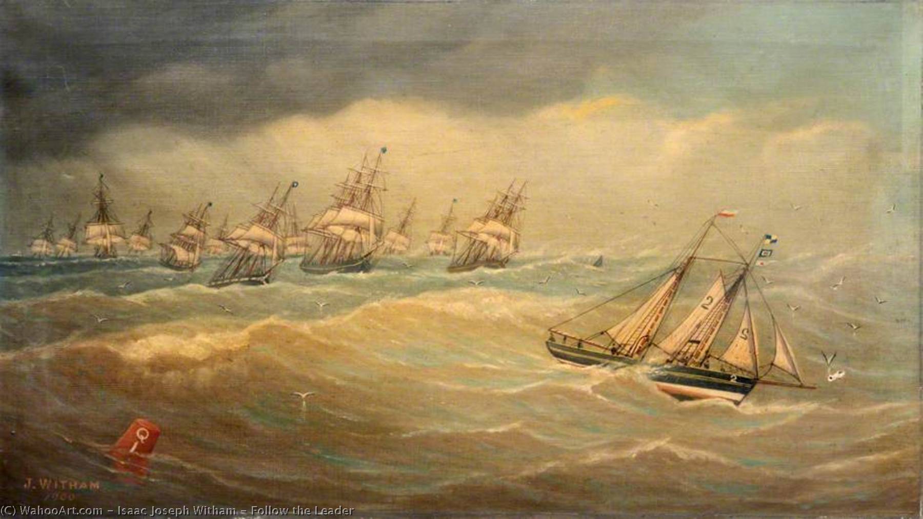 Suivez le leader de Isaac Joseph Witham Isaac Joseph Witham | WahooArt.com