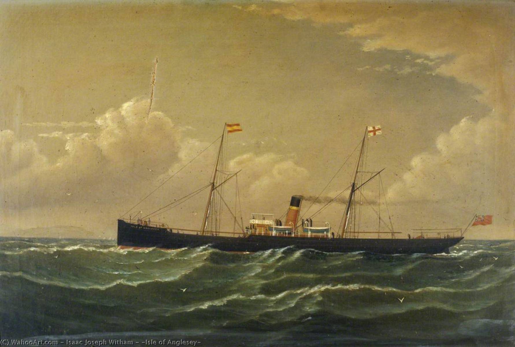 `Île d`Anglesey ` de Isaac Joseph Witham Isaac Joseph Witham | WahooArt.com