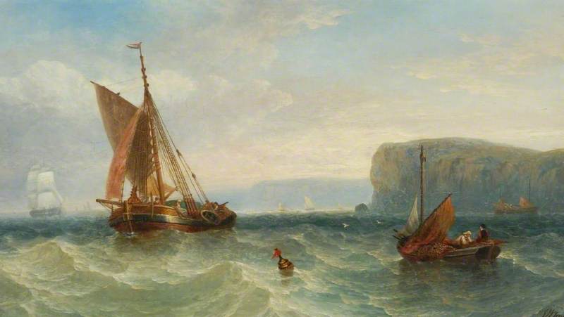Pedir Reproducciones De Arte Off Flamborough de John Warkup Swift (1815 ...