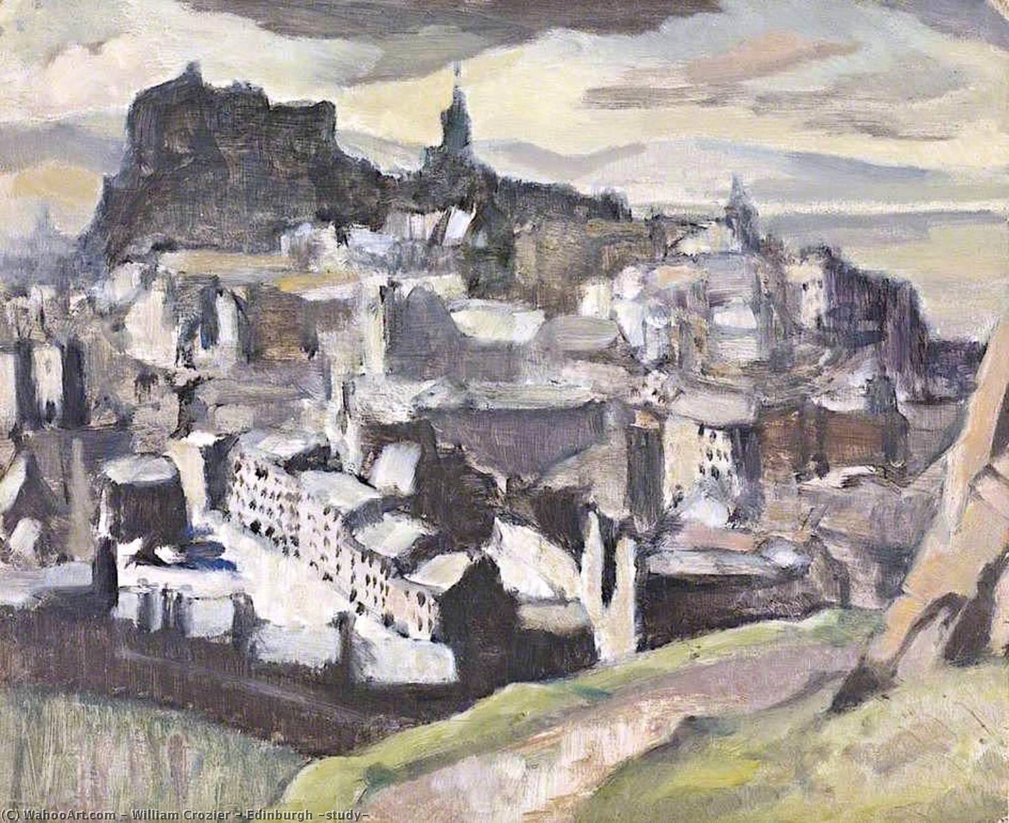 Edinburgh (study), 1927 by William Crozier (1930-2011) William Crozier ...